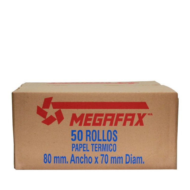 Rollo para terminal punto de venta térmico 50 pzas. 80mm de ancho x ...